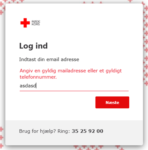 Jeg kan ikke logge ind på Mit Røde Kors - fejlsøgning – Frivilligsupport